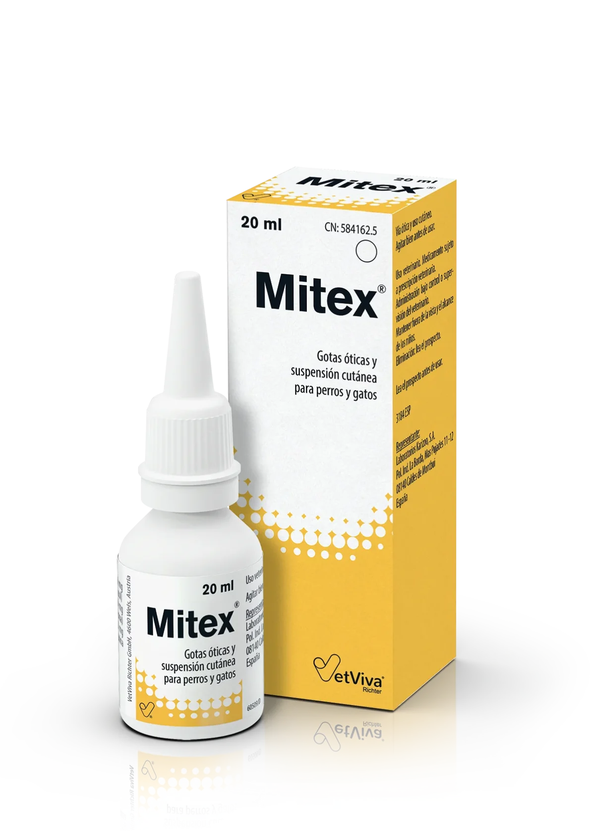MITEX 20ML | Behandlung von Mittelohrentzündungen bei Hunden und Katzen ...